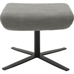 Sch&ouml;ner Wohnen Kollektion Hocker "Sky", grau (anthrazit), B:52cm H:45cm T:52cm, 100% Polyester, SCH&Ouml;NER WOHNEN-KOLLEKTION, Hocker, Hocker, mit Drehfunktion