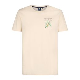 PETROL INDUSTRIES - T-Shirt mit R&uuml;ckenaufdruck Nauticalwalk Herren - Wei&szlig;