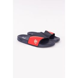 CrossHatch - Herren Badesandale "Ventamoore" (Marineblau/Rot)