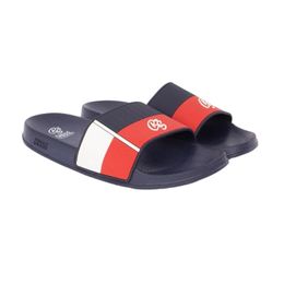 CrossHatch - Herren Badesandale "Rentrays" (Rot/Marineblau)