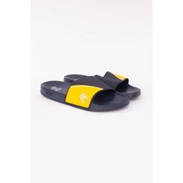 CrossHatch - Herren Badesandale "Ventamoore" (Marineblau/Gelb)