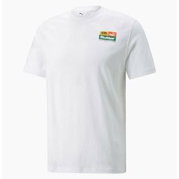 Puma x Butterwaren Kurzarm Crew Hals wei&szlig;e Herren T-Shirt 532442 02