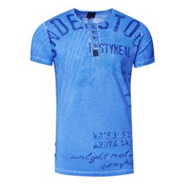 Rusty Neal Rundhals T-Shirt mit Front & Back Prints