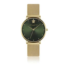 Quarzuhr AMELIA PARKER "AF6-B038G", gold, Armbanduhren, Damen, Quarzuhr