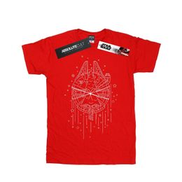 Star Wars - "Millennium Delivery" T-Shirt f&uuml;r Herren (Rot)