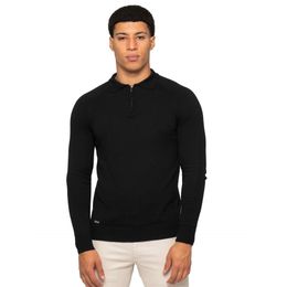 Enzo Milano | Herren Polo-Pullover mit halbem Rei&szlig;verschluss