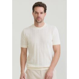 T-Shirt Strick-Tshirt Kurzarm
