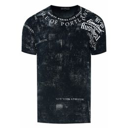 Rusty Neal T-Shirt Verwaschen mit Prints