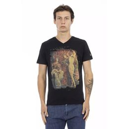 Trussardi Action Black Baumwolle Herren T-Shirt