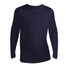 SOLS Herren Monarch Langarm T-Shirt (Marine)