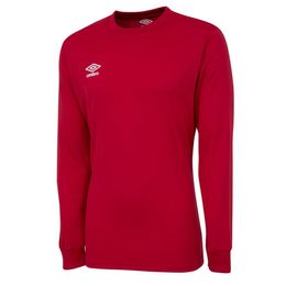 Umbro - "Club" Trikot f&uuml;r Herren Lang&auml;rmlig (Zinnoberrot)
