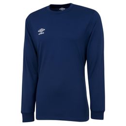 Umbro - "Club" Trikot f&uuml;r Herren Lang&auml;rmlig (Marineblau)