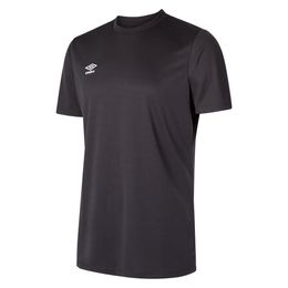 Umbro - "Club" Trikot f&uuml;r Herren kurz&auml;rmlig (Kohlen-Schwarz/Wei&szlig;)