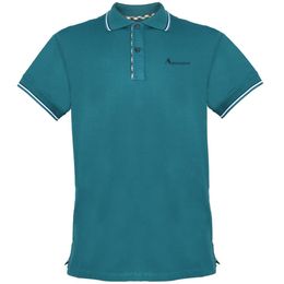 Aquascutum Gr&uuml;nes Poloshirt mit Spitzenkragen