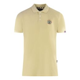 Aquascutum London Wappen Beige Poloshirt