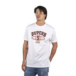 Super B University SPRBCA-2201 Kurzarm-T-Shirt f&uuml;r Herren mit Rundhalsausschnitt