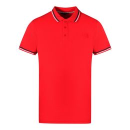 Cavalli Class Rot Polo-Shirt mit Doppelter Kragenkante