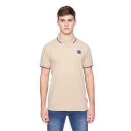 Duck and Cover - "Wilkins" Poloshirt f&uuml;r Herren (Steinfarben)
