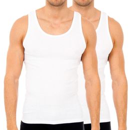 2er-Pack Unterhemden mit breiten Tr&auml;gern f&uuml;r Herren, Modell AS02300.