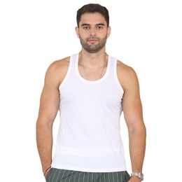 Enzo | Herrenwesten 3er-Pack - Wei&szlig;