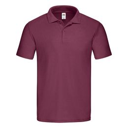 Fruit of the Loom - "Original" Poloshirt f&uuml;r Herren/Damen Unisex (Burgunderrot)