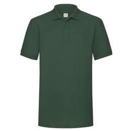 Fruit of the Loom - Poloshirt Schwere Qualit&auml;t f&uuml;r Herren (Flaschengr&uuml;n)