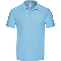 Fruit of the Loom Herren Original Pique Polo Shirt (Himmelblau)