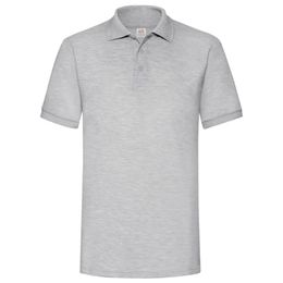 Fruit of the Loom - Poloshirt f&uuml;r Herren (Grau meliert)