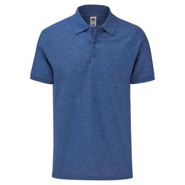 Fruit of the Loom - Poloshirt f&uuml;r Herren (K&ouml;nigsblau meliert)