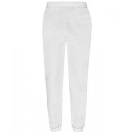 Fruit of the Loom Fruit Of Loom Herren Classic 80/20 Elastische Sweatpants (Wei&szlig;)