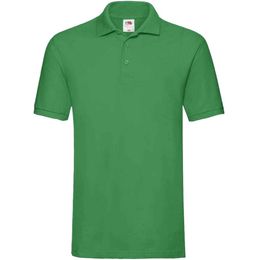 Fruit of the Loom Herren Premium Baumwolle Pique Polo Shirt (Irisches Gr&uuml;n)