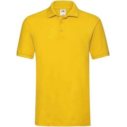 Fruit of the Loom Herren Premium Baumwolle Pique Polo Shirt (Sonnenblume)