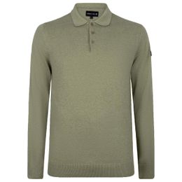 PRESLY & SUN Herren-Pullover der Marke Presly & Sun. Der Pullover von Presly & Sun ist aus Bio-Baumwolle hergestellt und hat eine normale Passform. Die weiche Baumwolle sorgt f&uuml;r hohen Tragekomfort. Marke: Presly & SunModellname: Brad Long Sleeve Knitted PoloKategorie: HerrenpulloverMaterialien: BaumwolleFarbe: gr&uuml;n