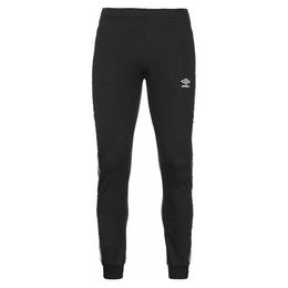 Umbro -Black -Track -Hosen mit Geklebten von M&auml;nnern geklebt