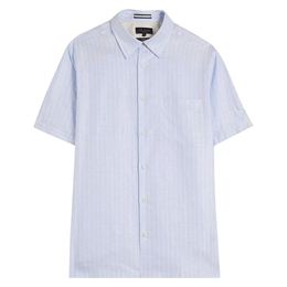 Ted Baker Lytham Herren Hellblaues Leinenmischhemd