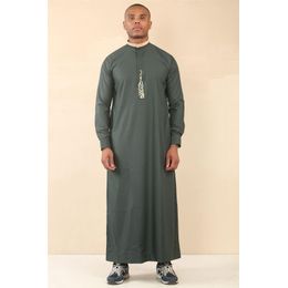Gr&uuml;ner Thobe f&uuml;r Herren, arabische saudi-arabische emiratische islamische Kleidung, Jubba-Robe