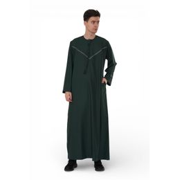 Herren Eid Gr&uuml;ne marokkanische Thobe Robe Djellaba Ramadan Eid Jubba- HM10