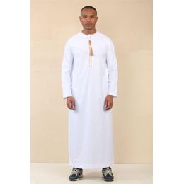 Herren Oman Eid White Thobe Saudi Emirati Jubba Robe