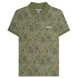 Lambretta - "SS25" Poloshirt Mit Markenzeichen f&uuml;r Herren (Khakigr&uuml;n)