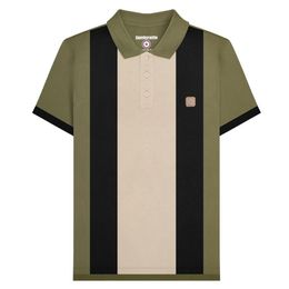 Lambretta - Poloshirt f&uuml;r Herren, Vintage (Khakigr&uuml;n)