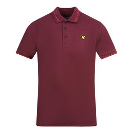 Lyle & Scott Lyle & Scott Battle Rust Poloshirt mit Markenkragen