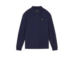 Lyle & Scott Lyle & Scott Lang&auml;rmeliges Poloshirt in Navy
