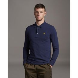 Lyle & Scott Lyle & Scott Lang&auml;rmeliges Poloshirt in Navy