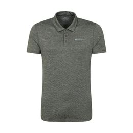 Mountain Warehouse Herren Agra Streifen Poloshirt (Gr&uuml;n)