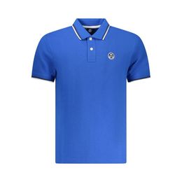 North Sails Blaues Baumwolle Herren Poloshirt