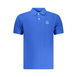North Sails Blaues Baumwoll-Herrenpoloshirt