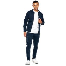 Enzo | Herren Cargo-Trainingsanzug-Set - Navy