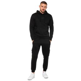 Enzo | Herren Pullover Hoodie Trainingsanzug Set - Schwarz