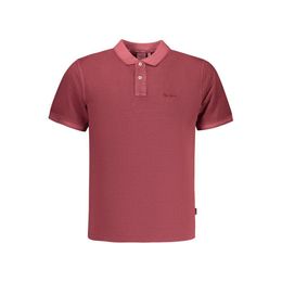 Pepe Jeans Rotes Baumwoll-Herrenpoloshirt