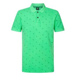 PETROL INDUSTRIES - Poloshirt mit All-over Muster Breeze Herren - Gr&uuml;n